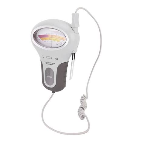 Qiilu Compteur Cl2 Testeur De Ph Et De Chlore Numérique Portable 2 En 1