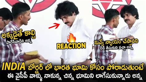 Pawan Kalyan Aggressive Reaction For This Army Jawan Angry Words About YCP Govt Janavani Stv