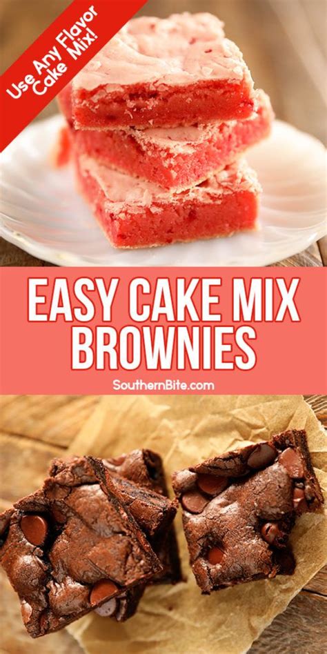 Brownies From Cake Mix Artofit