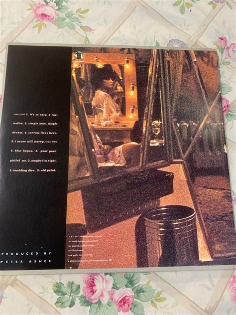 Linda Ronstadt Simple Dreams Vinyl Plaka Hobbies And Toys Music
