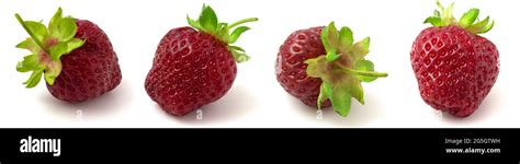 4 Strawberries Cut Out Stock Images And Pictures Alamy