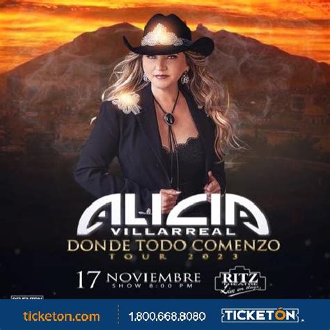 Alicia Villareal Tour Donde Todo Comenzo