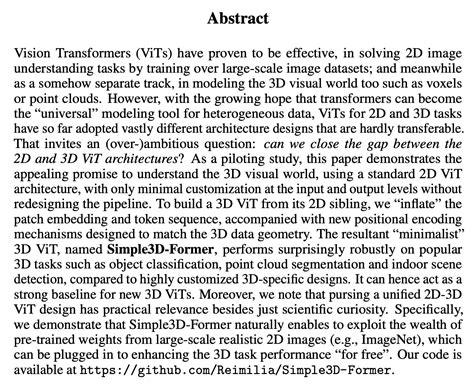 Fly51fly On Twitter Cv Can We Solve 3d Vision Tasks Starting From A