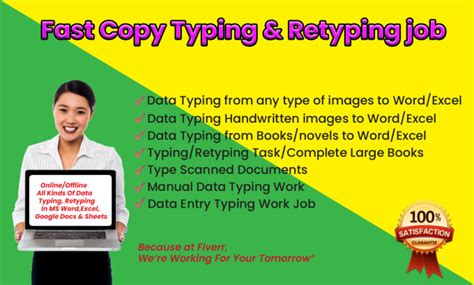 Be Your Image To Text Data Typing Retyping And Fast Typist By Typist