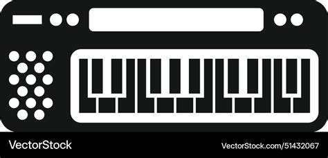 Icon Of A Music Synthesizer Royalty Free Vector Image