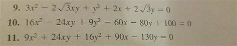 solved rotation of axes in exercises 1 12 rotate the axes