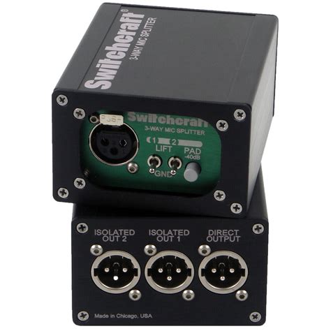 Switchcraft Rmas1 1 To 3 Mic Splitter