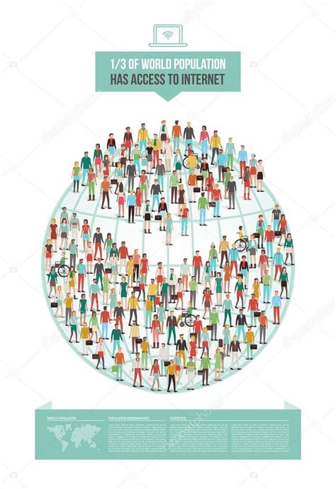 Informe demográfico de la población Stock Vector by elenabs 104389640