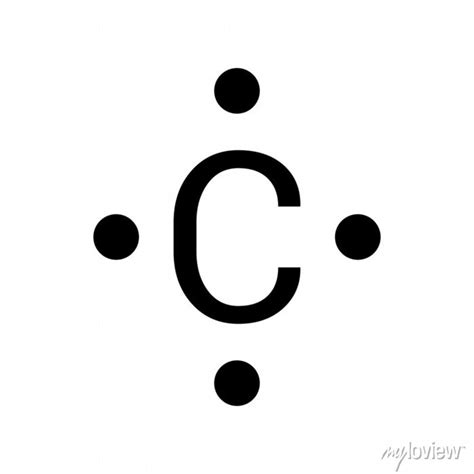 Lewis Dot Structure Of Carbon Posters For The Wall • Posters Valencia