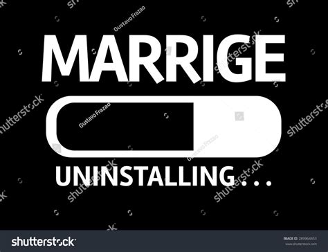 Progress Bar Uninstalling Text Marriage Stock Illustration Shutterstock
