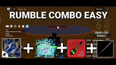 Rumble Combo Easy Bloxfruits Vbplayz Youtube