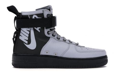 Nike SF Air Force 1 Mid Wolf Grey Black