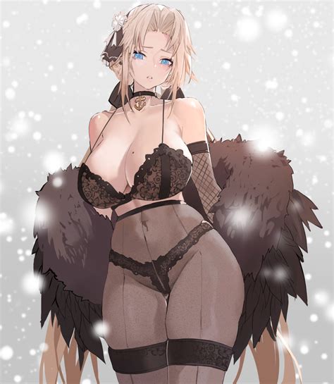 Rule 34 1girls Azur Lane Beauty Mark Big Breasts Blonde Hair Blue