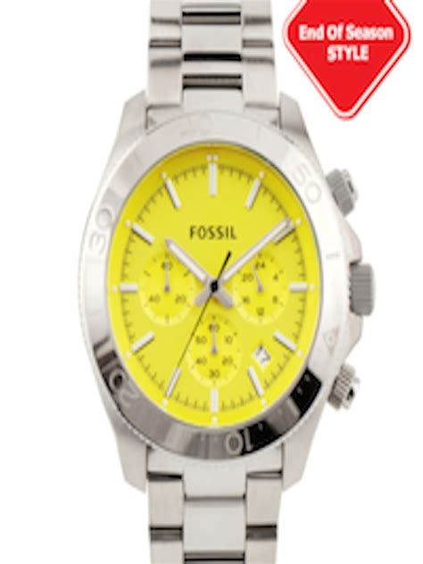 Buy Fossil Men Yellow Dial Watch Watches For Men 1556346 Myntra