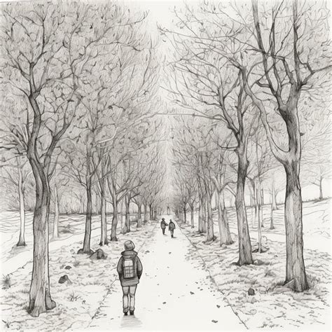Walking Path Outline Stock Illustrations 452 Walking Path Outline