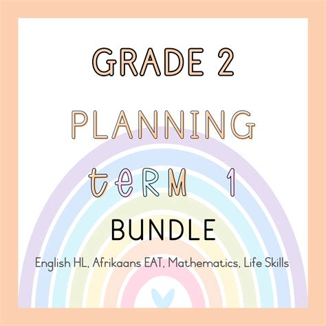 Grade 2 Planning Term 1 Bundle 2025