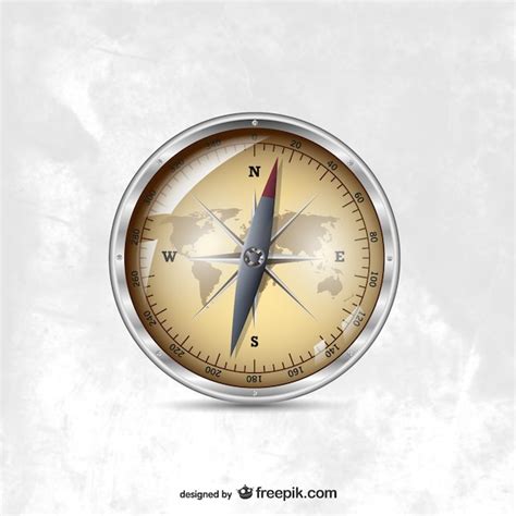 Free Vector Nautical Compass