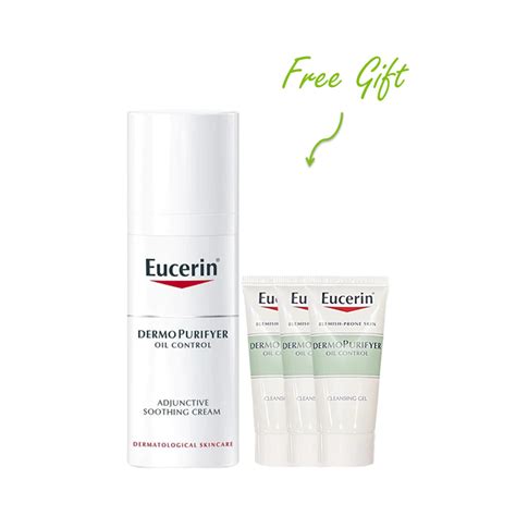 Eucerin Dermopurifyer Adjunctive Soothing Cream Bundle Citypara