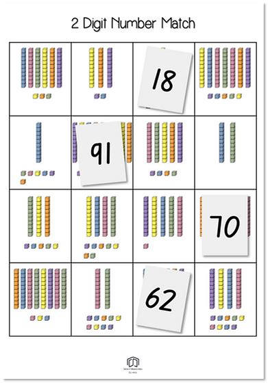 Free 2 Digit Number Printable Activity