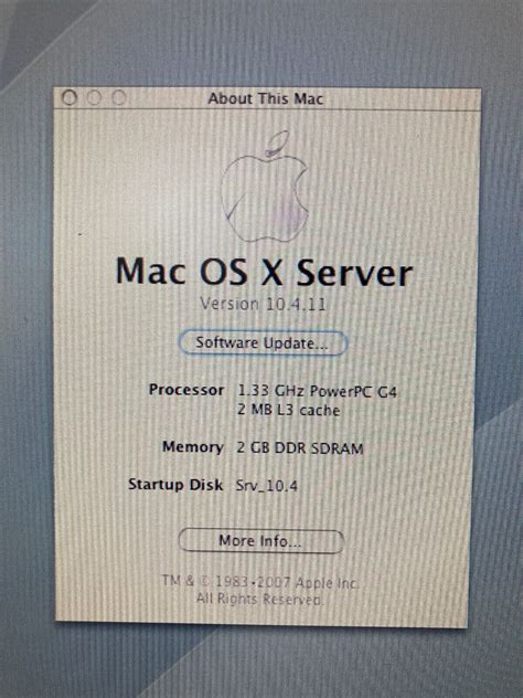 Apple Xserve G4 133ghz 4x400gb Hdds 2gb Ram Mac Os X Server 103