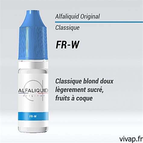 E liquide FR W alfaliquid vivap fr tout pour la cigarette électronique dans le