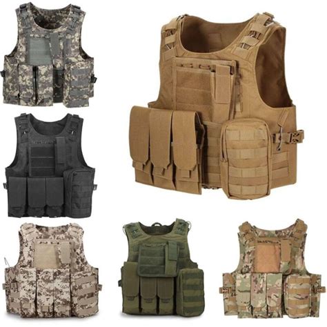 600d Oxford Tactical Vest Mens Military Hunting Vest Field Battle