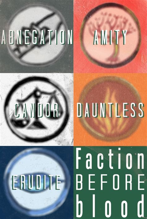 Faction Before Blood Abnegation Divergent Factions
