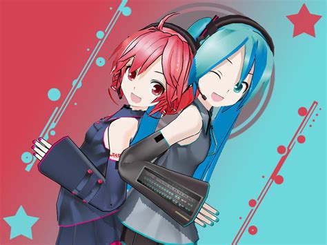 Teto And Miku Wallpaper By Lilacdrops On Deviantart