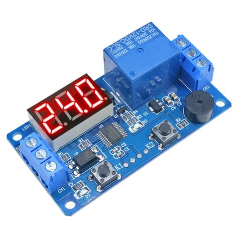 Programmable Timer Module DC V V Digital LED Display Time Delay