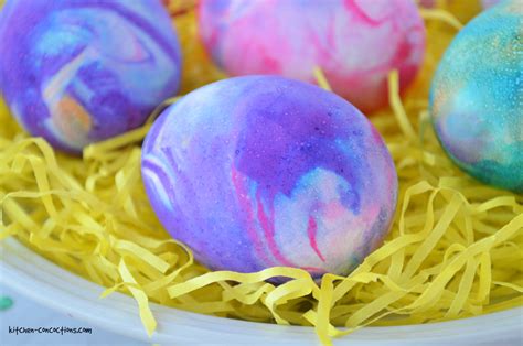 Whipped Cream Dyed Easter Eggs Kitchen Concoctions