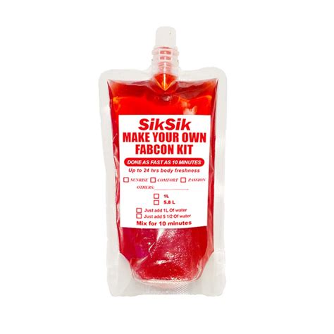 SikSik Ultra Premium DIY Make Your Own Fabric Conditioner Fabcon
