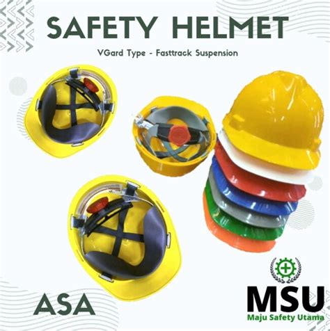 Helm Proyek Asa Fastrack Safety Helmet Asa Fastrack Lazada Indonesia