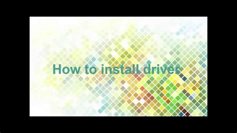 How To Install Drivers YouTube