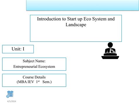 Introduction To Start Up Ecosystem And Landscape Ppt