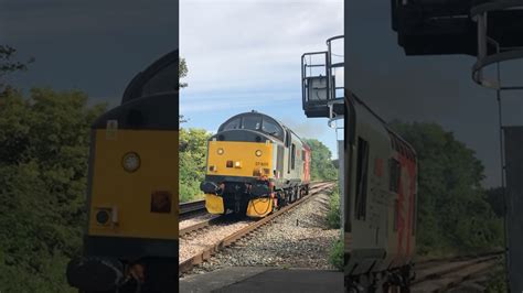 Rog Class 37 Thrash 37601 At Tamworth Youtube