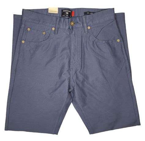 Dockers 11450 New Mens Flat Front Straight Fit Comfort Knit Jean Cut
