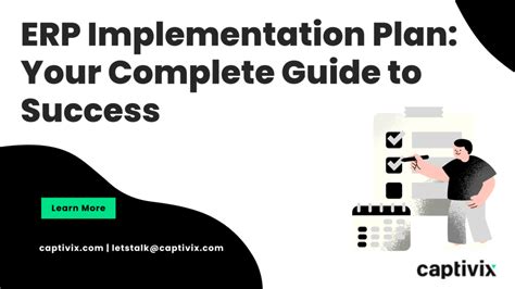 ERP Implementation Plan Your Complete Guide To Success Captivix