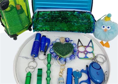 Zappads Self Defence Safety Key Chains Set