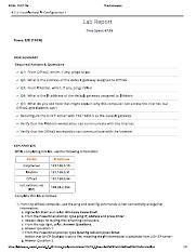 Troubleshoot IP Configuration Lab Report Tips Solutions Course Hero