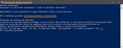 Windows Powershell Execução De Scripts Foi Desabilitada Neste Sistema