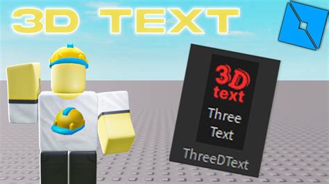 How To Make D Text In Roblox Studio Roblox Studio YouTube