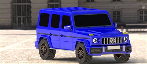 奔驰越野车 Amg G63solidworks 2015模型图纸下载 懒石网