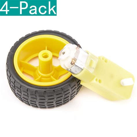 youmile 4 set motor smart robot car chassis kit speed encoder battery box for arduino uses