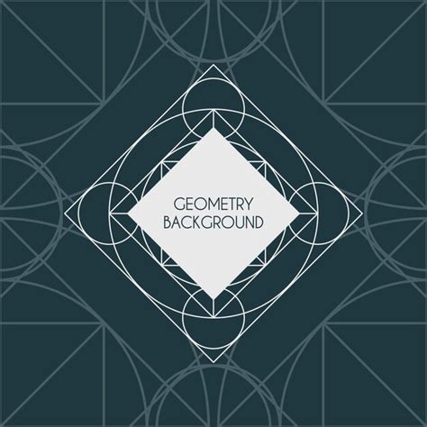 Premium Vector Linear Geometry Background With The Frame For A Text