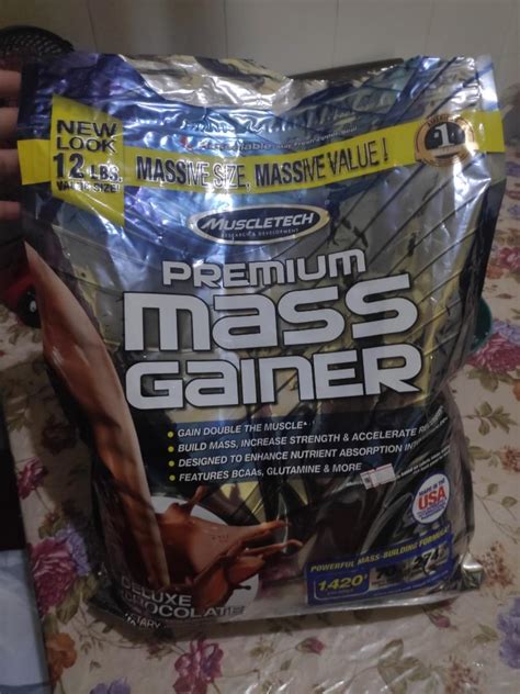Muscletech Premium Mass Gainer 5 Lbs Food And Drinks Beverages On