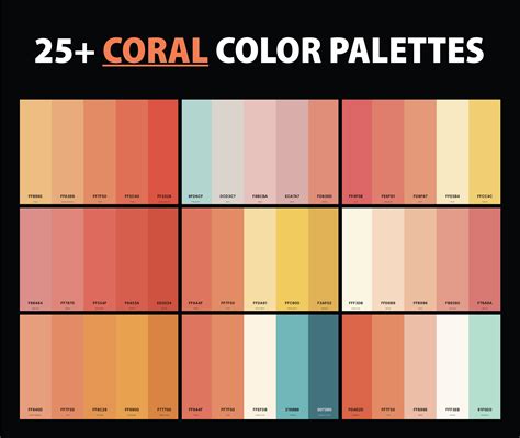25 Best Coral Color Palettes With Names And Hex Codes Creativebooster