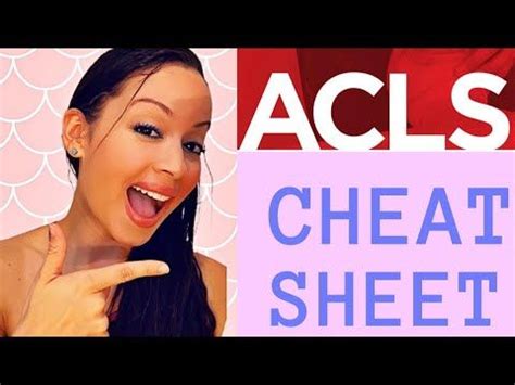ACLS CERTIFICATION IMPORTANT TIPS TO PASS THE ACLS BLS CERTIFICATION LIKE A BOSS CHEAT SHEET
