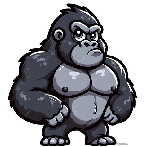 Gorilla Frown Face Vector Gorilla Gorilla Vector Gorilla Mascot Png