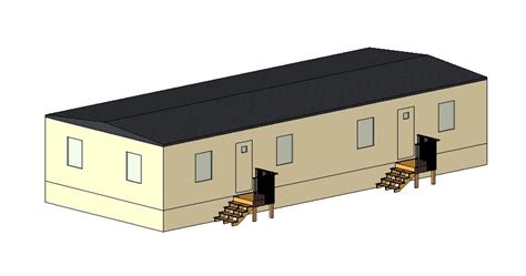Industrial Warehouse Building 3d Elevation Cad Drawing Details Dwg File Cadbull