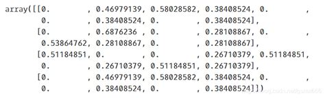 Python实现tf Idf提取关键词（sklearn库的使用）sklearn Tf Idf 岗位关键词提取 Csdn博客